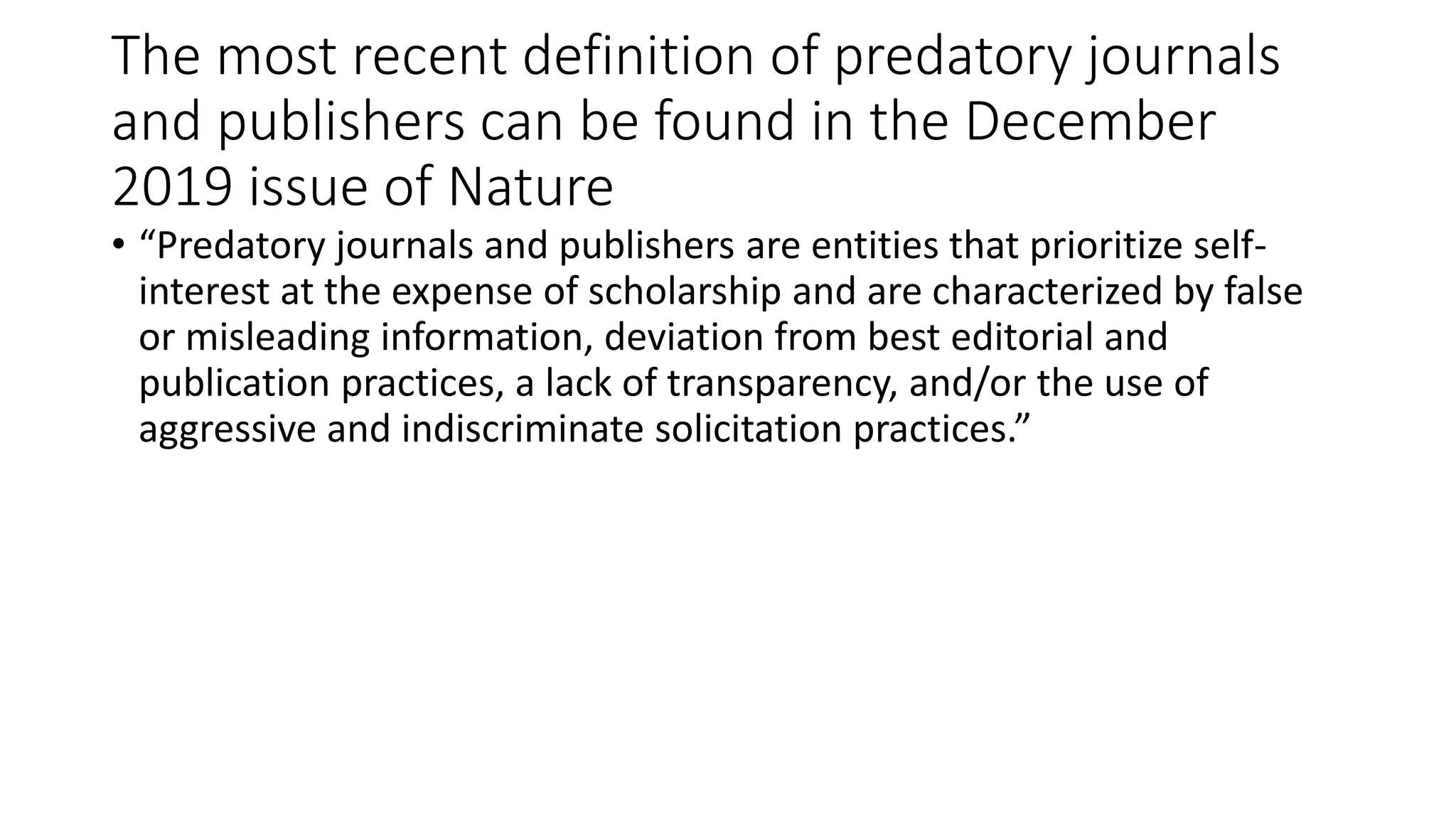 predatory journal and how to recognise it.pptx