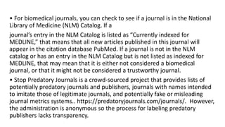 predatory journal and how to recognise it.pptx