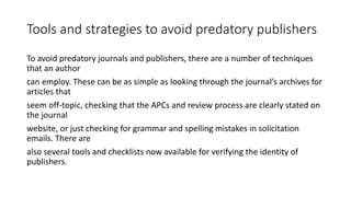predatory journal and how to recognise it.pptx