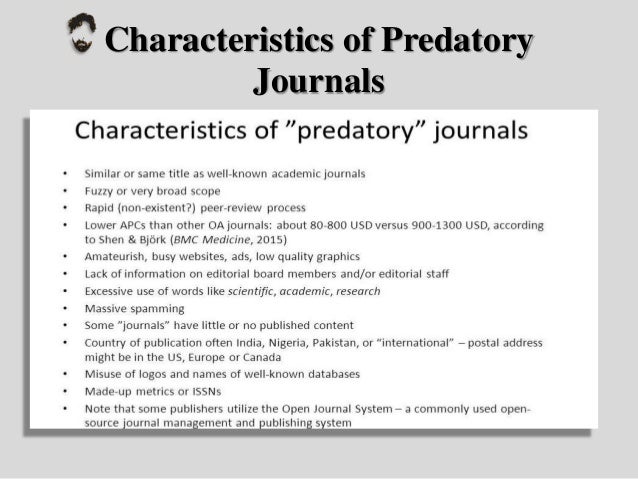 Predatory Journals