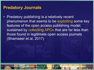 Predatory journals | PDF