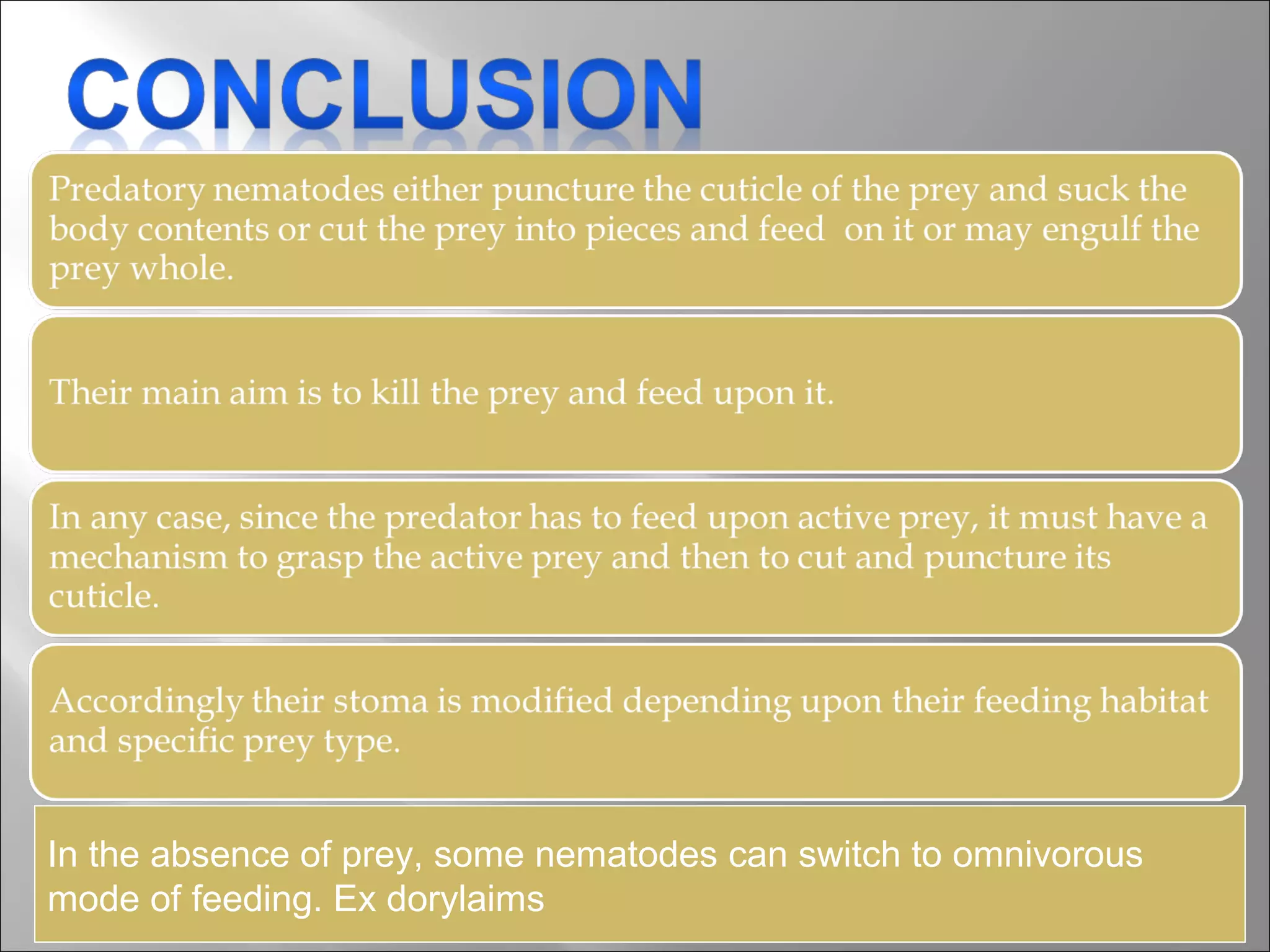 Predatory nematodes by AALIYA TAIYAB | PPT