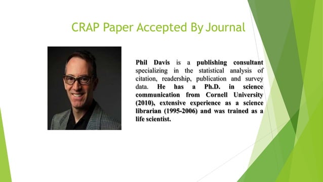 Predatory Publications and Software Tools for Identification | PPTX