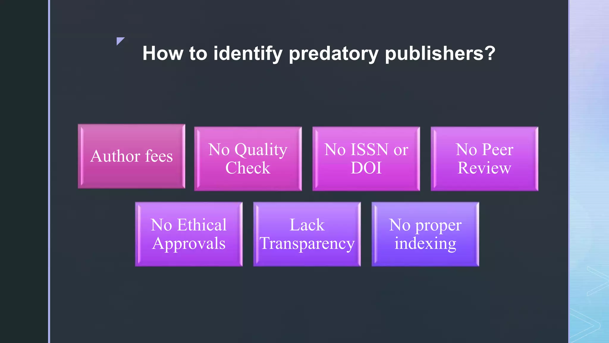 Predatory publishers and journals | PPTX