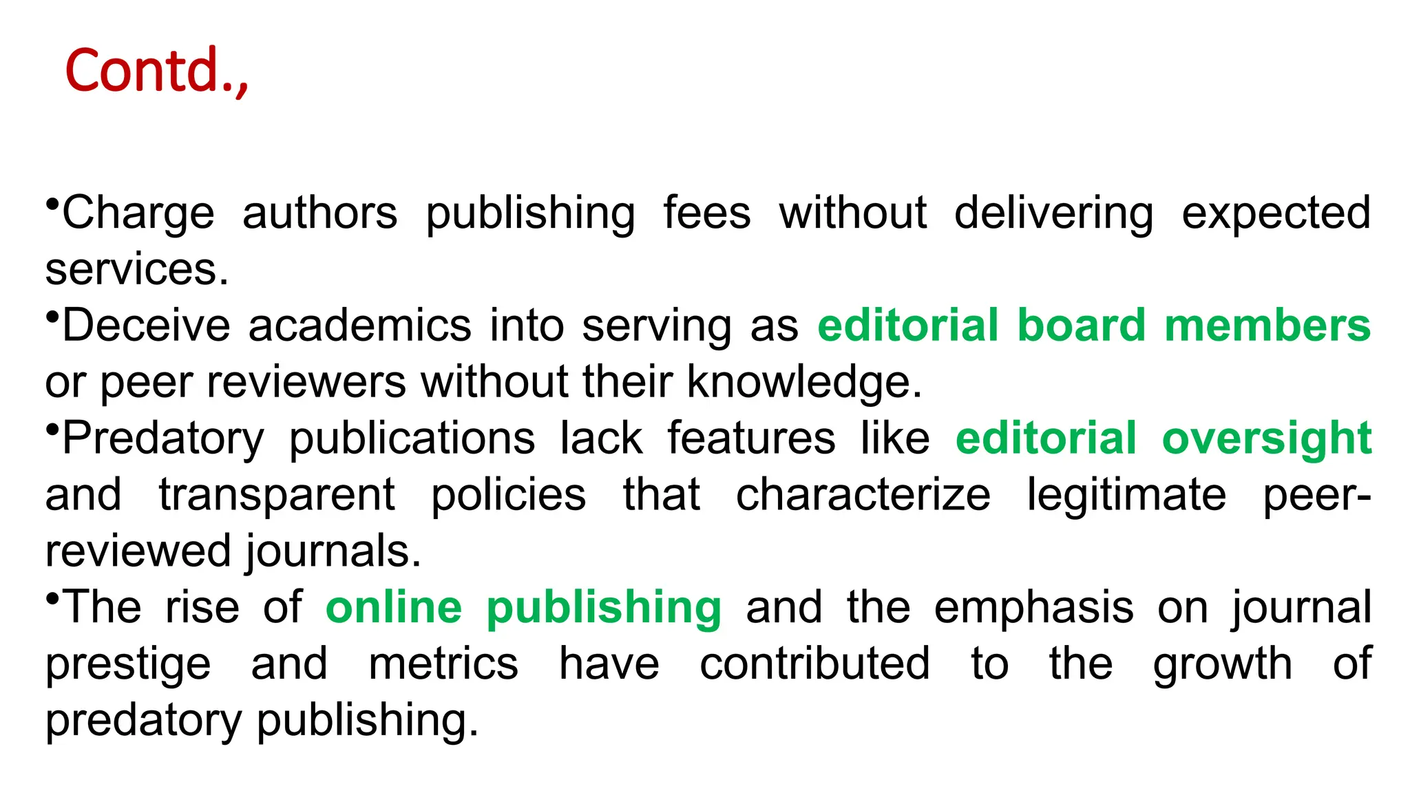 Research and Publication: Predatory publishing.pptx