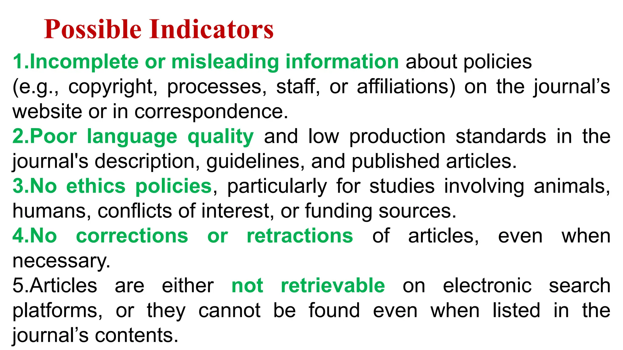 Research and Publication: Predatory publishing.pptx