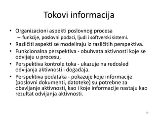 UPRO01 - Modeliranje poslovnih procesa | PPTX