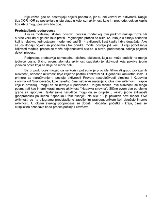 UPRO01 - Modeliranje poslovnih procesa i BPMN | PDF