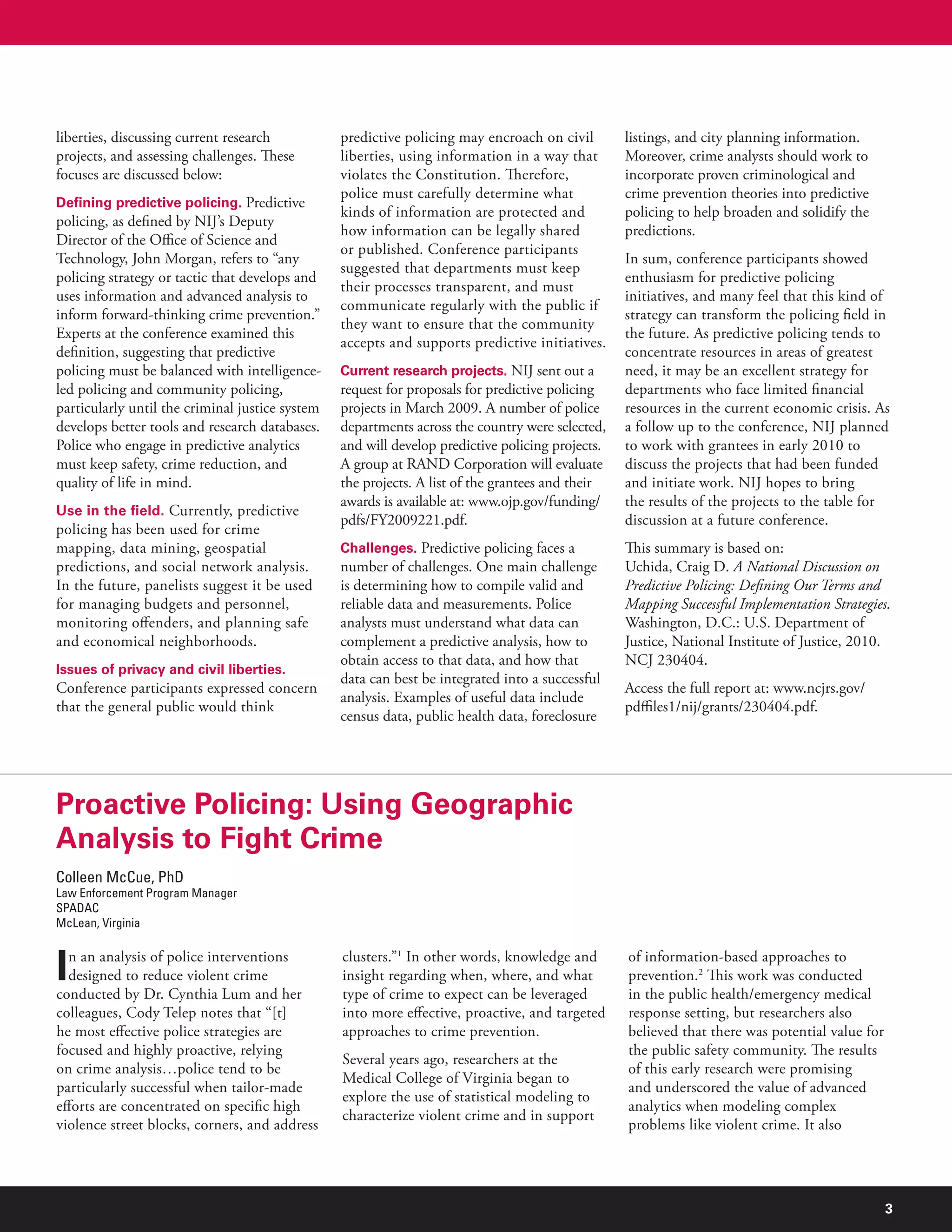 Predective policingachtergrond | PDF