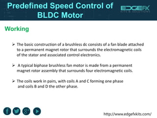 Predefined speed control of bldc motor | PPTX