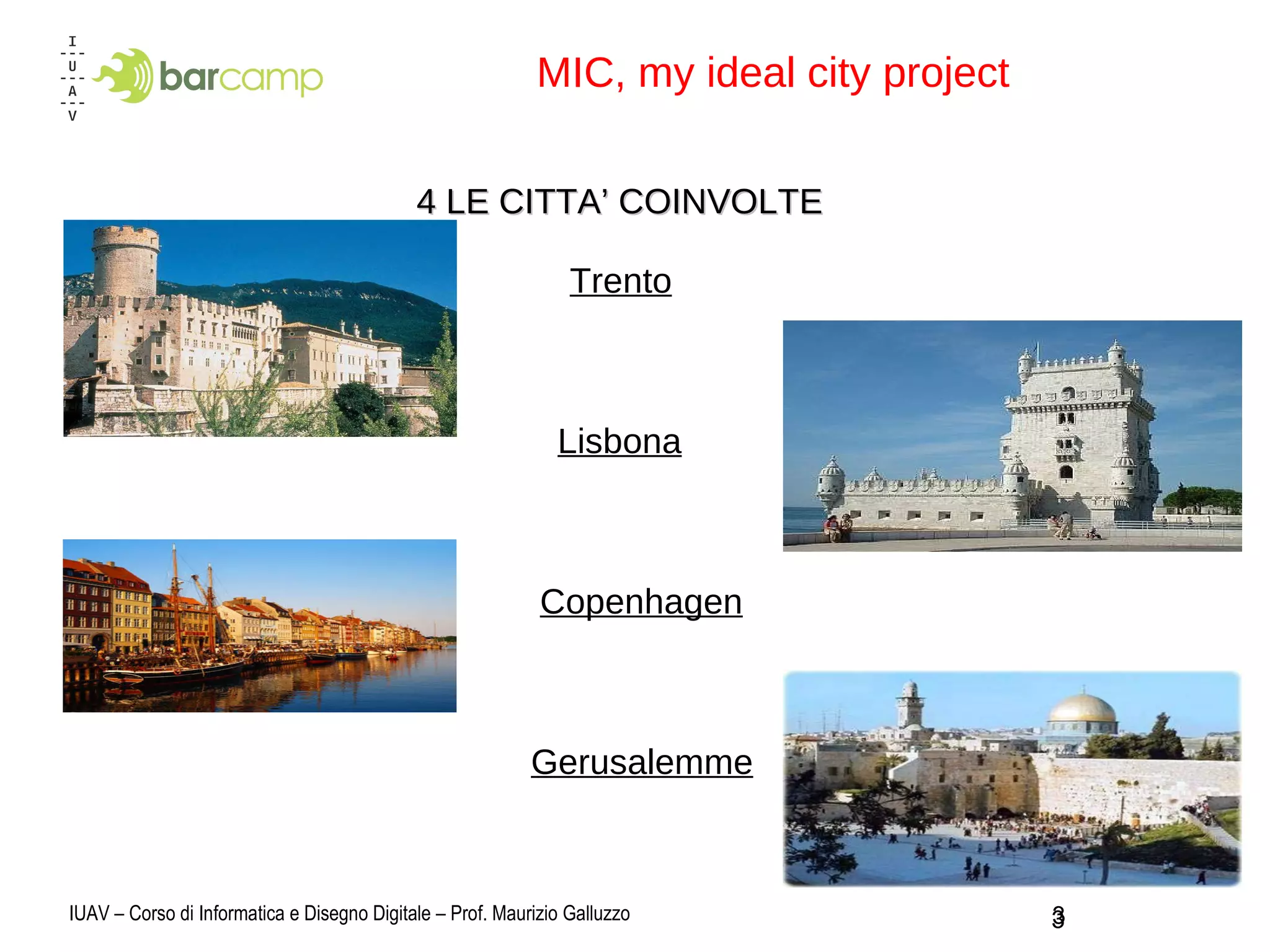 MIC , my ideal city project | PPT