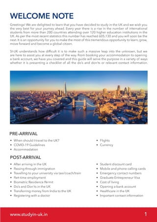 Pre Departure Guide For International students | PDF