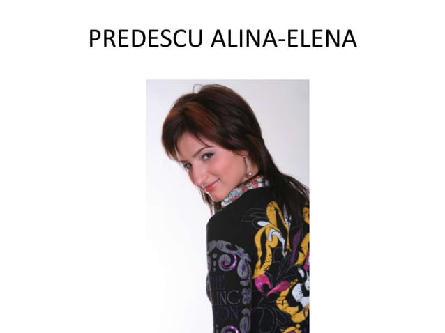 Predescu Alina Elena | PPTX