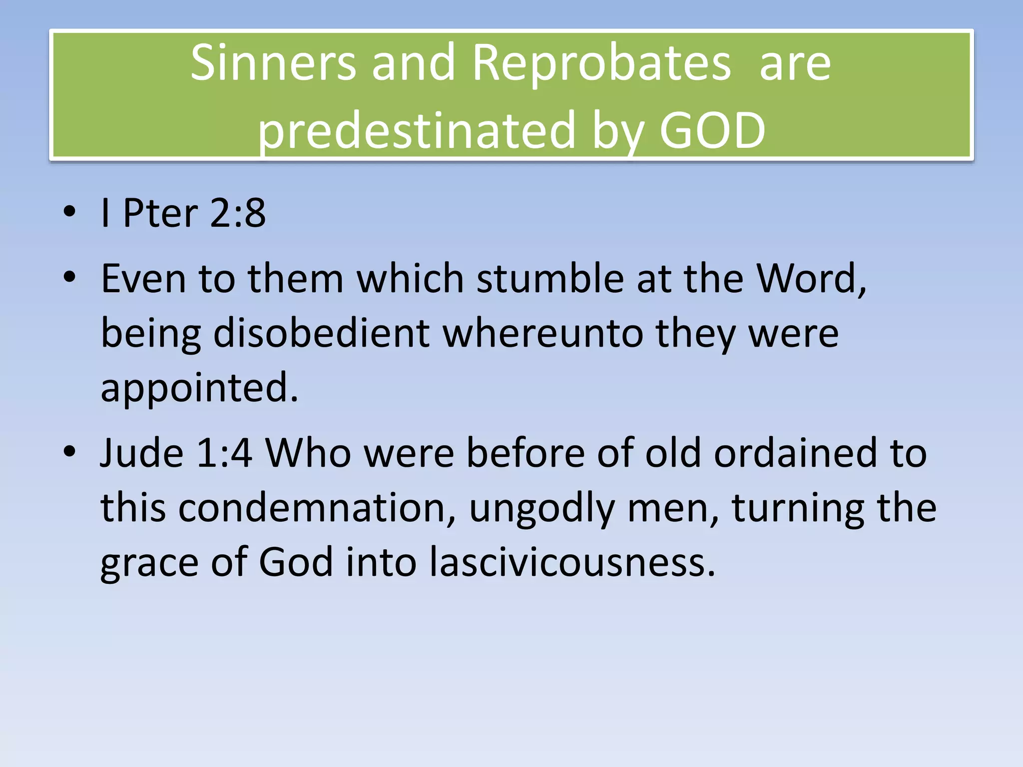 Predestination | PPTX