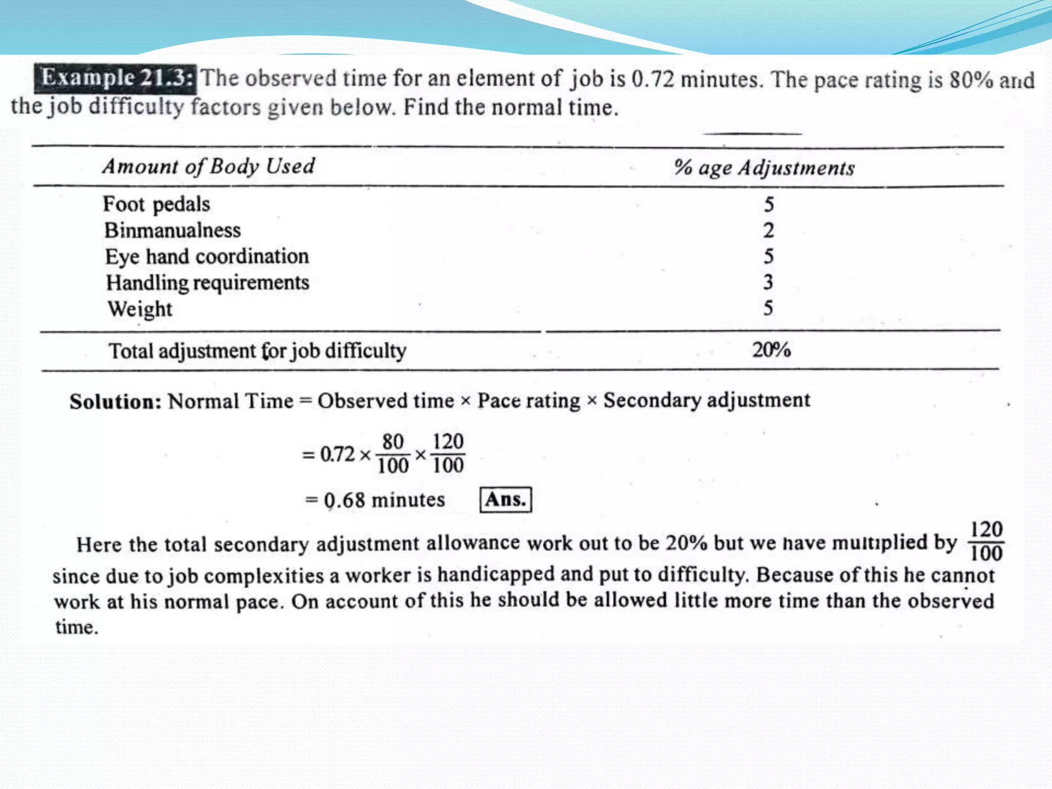 PREDETERMINED MOTION TIME SYSTEM (PMTS).pptx | Chemistry | Science