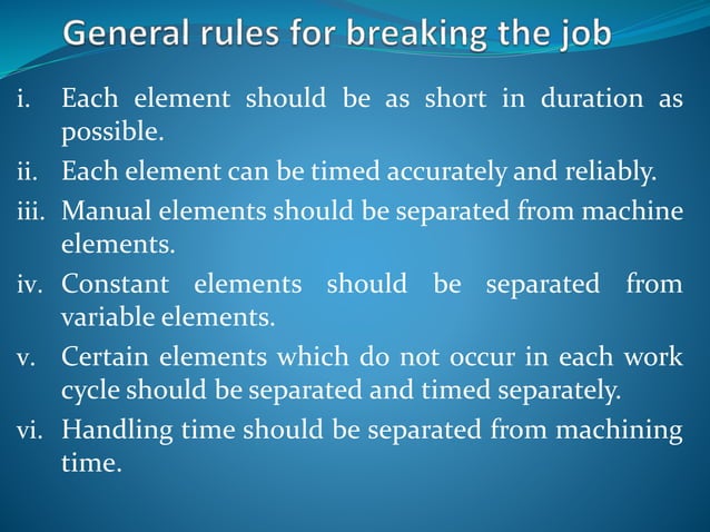 PREDETERMINED MOTION TIME SYSTEM (PMTS).pptx | Chemistry | Science