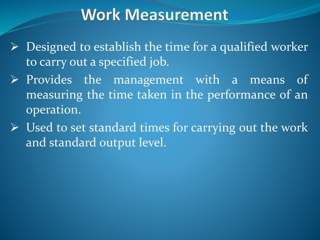 PREDETERMINED MOTION TIME SYSTEM (PMTS).pptx | Chemistry | Science