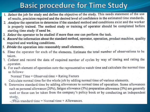 PREDETERMINED MOTION TIME SYSTEM (PMTS).pptx | Chemistry | Science