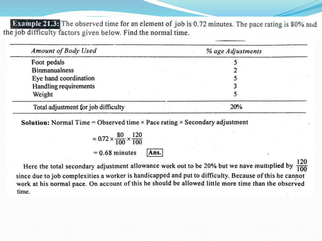 PREDETERMINED MOTION TIME SYSTEM (PMTS).pptx | Chemistry | Science