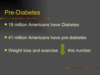 Pre –Diabetes | PPT | Diabetes | Diseases and Conditions