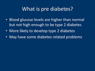Prediabetes | PPT