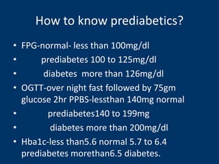 Prediabetes | PPT