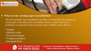 Prediabetes Prevent Type 2 Diabetes Metromedi.pptx