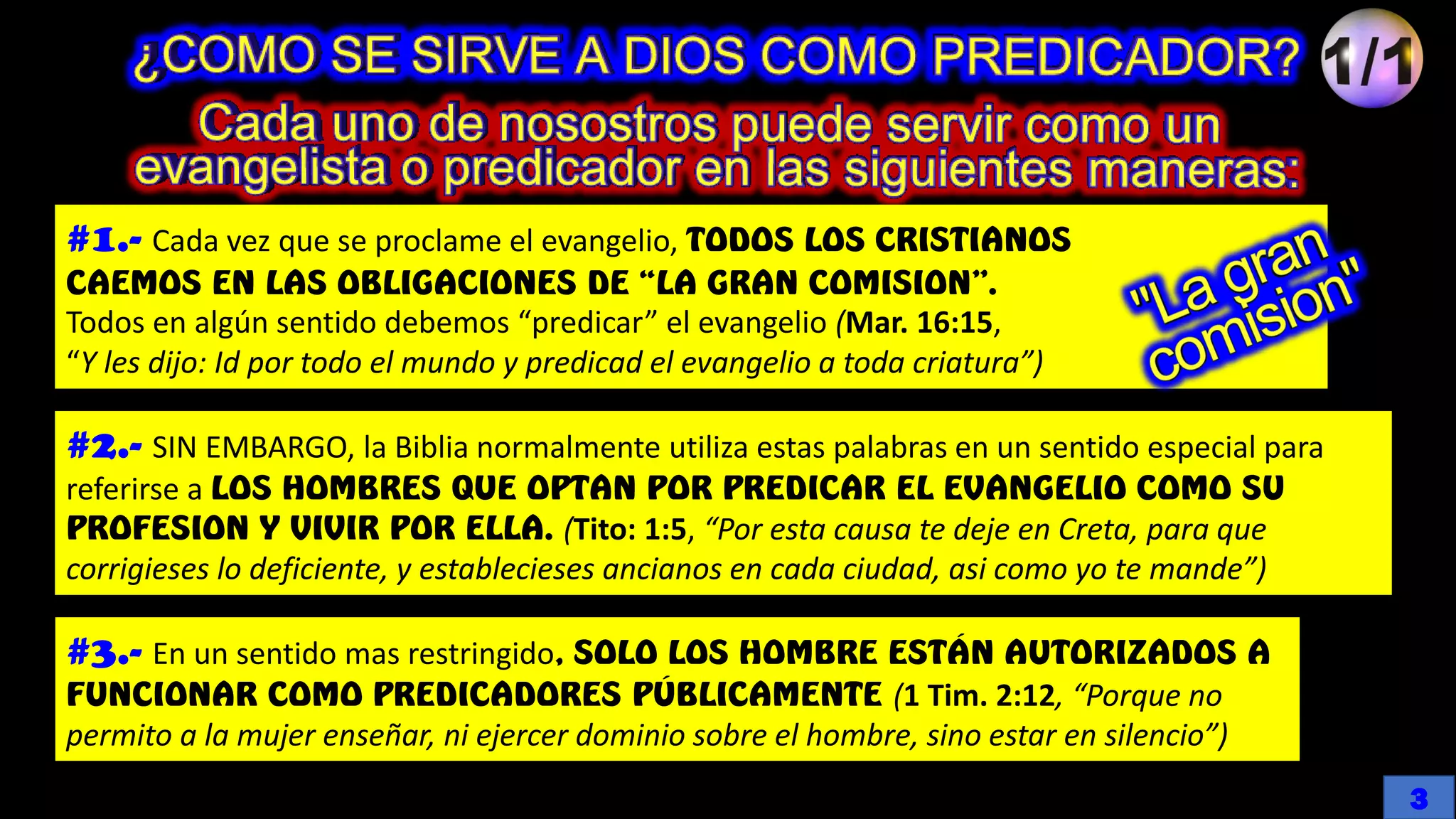 ¿QUIENES SON LOS PREDICADORES Y MAESTROS FIELES QUE PROCLAMAN EL ...
