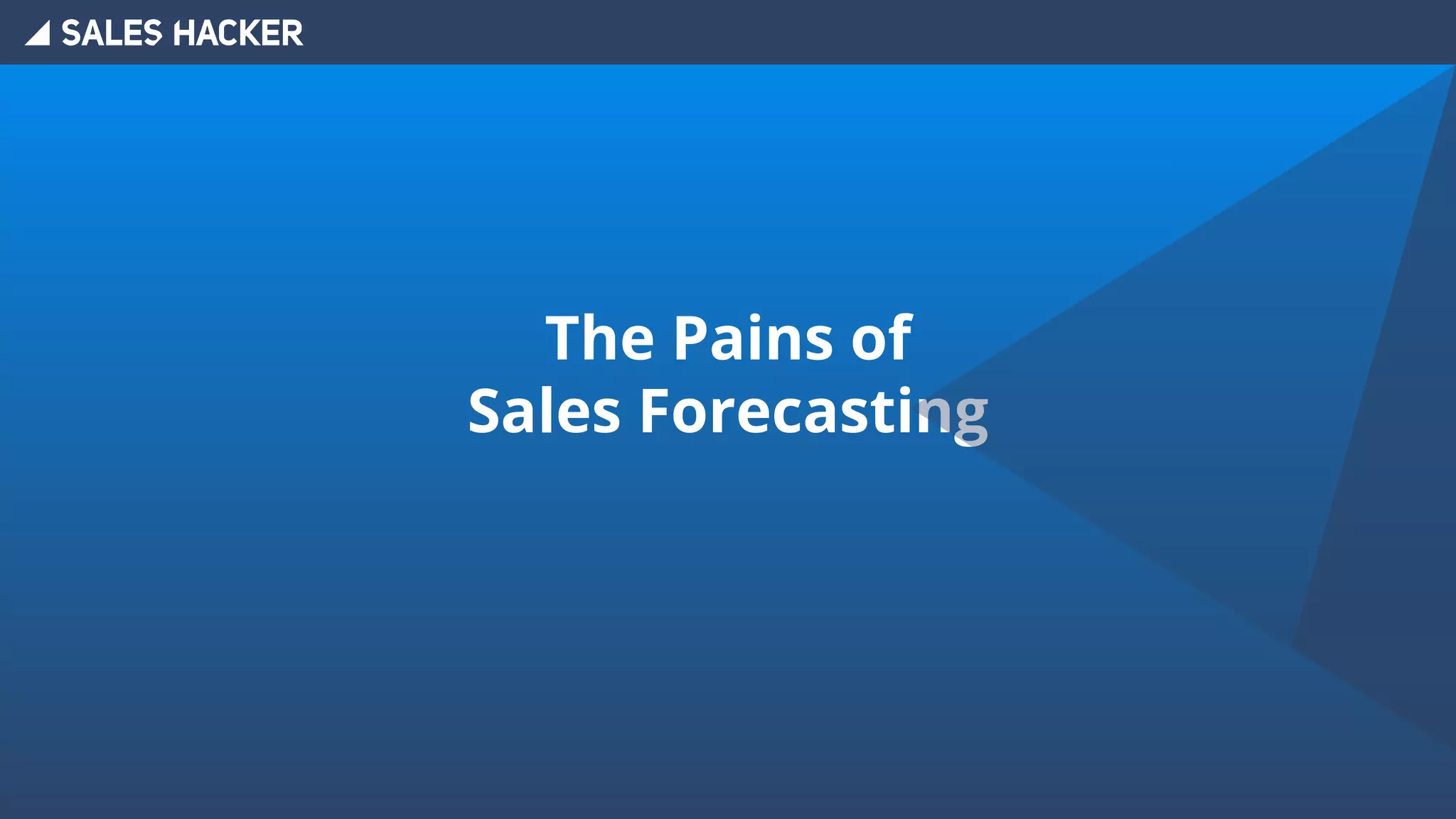 How to Build the Ultimate Sales Forecasting Approach for Predictable ...