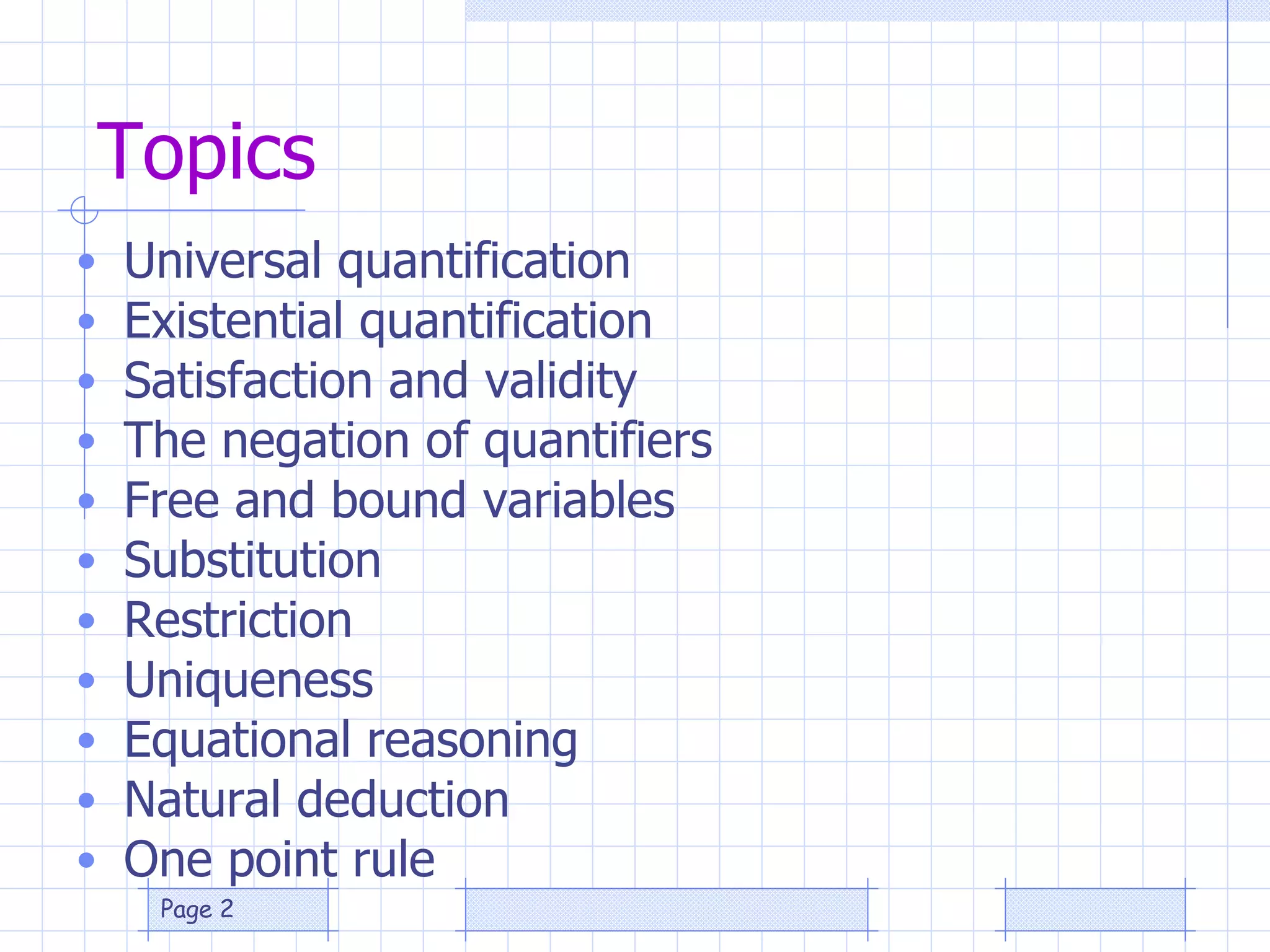 Predicate Logic Ppt Programming Languages Computing
