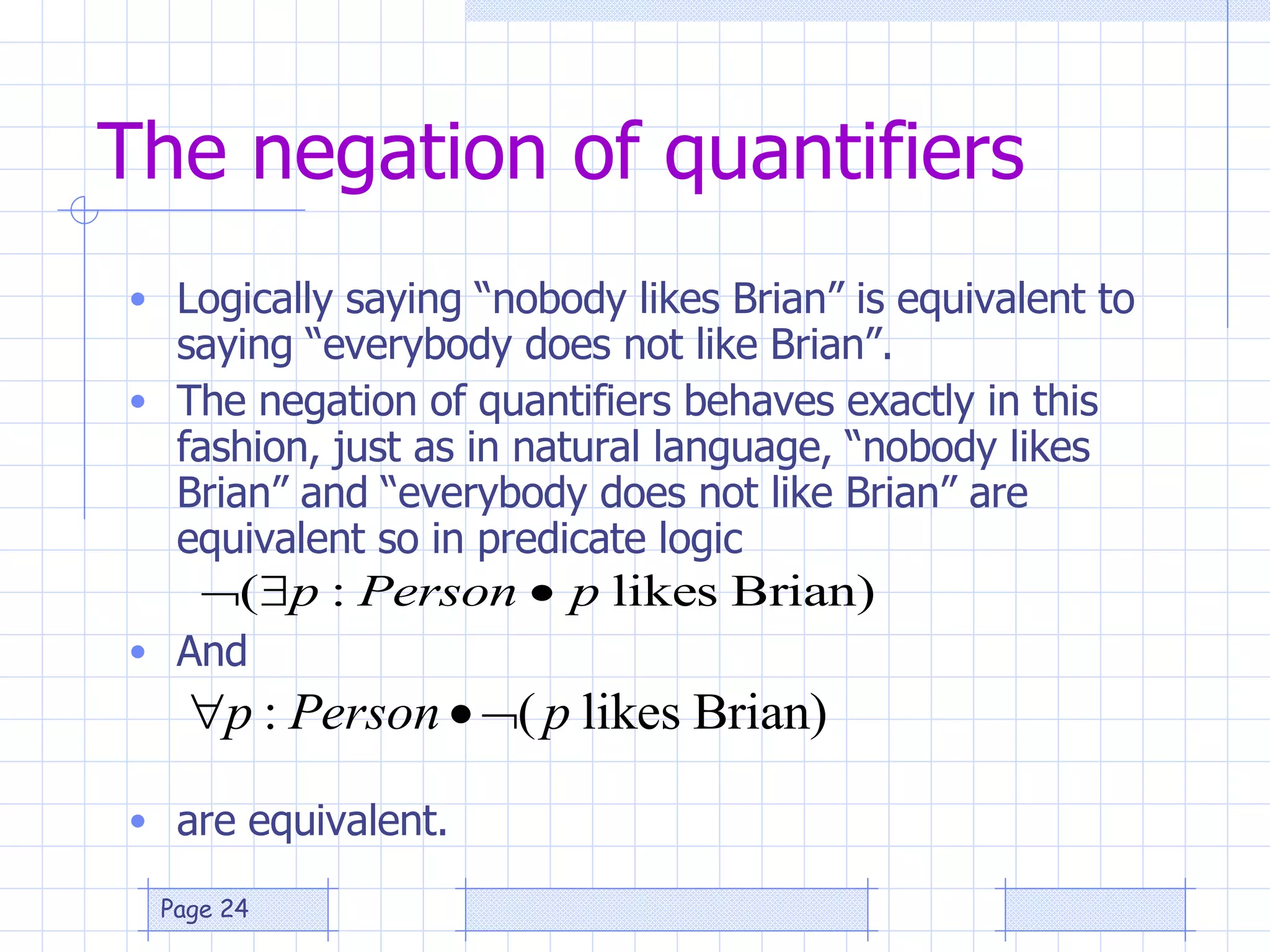 Predicate Logic Ppt Programming Languages Computing