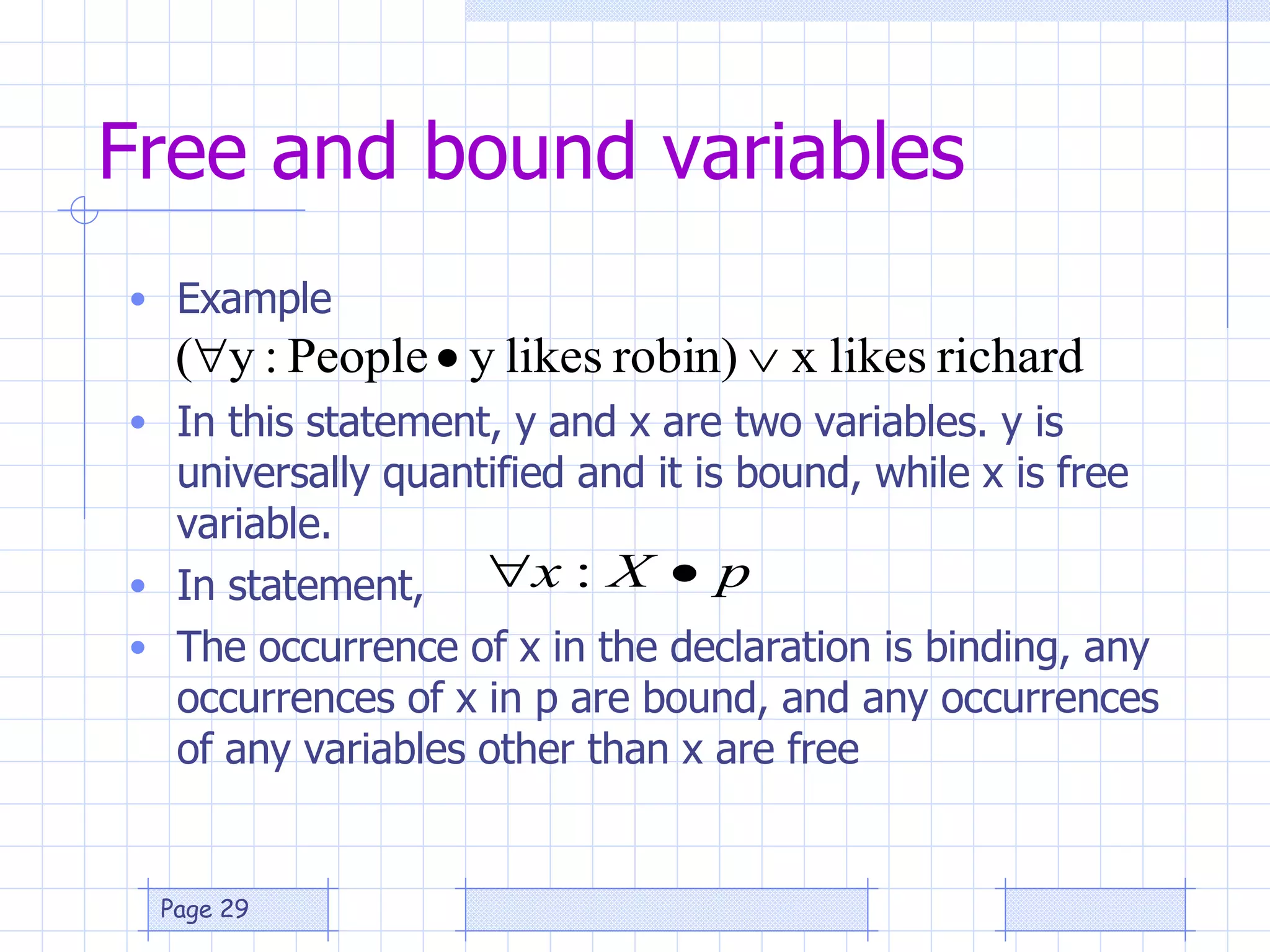Predicate Logic Ppt Programming Languages Computing