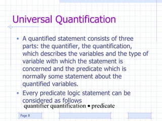 Quantification Logic