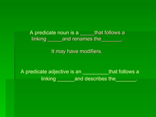 Predicate adjectives | PPT