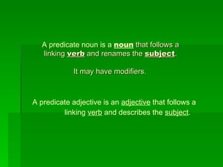 Predicate adjectives | PPT