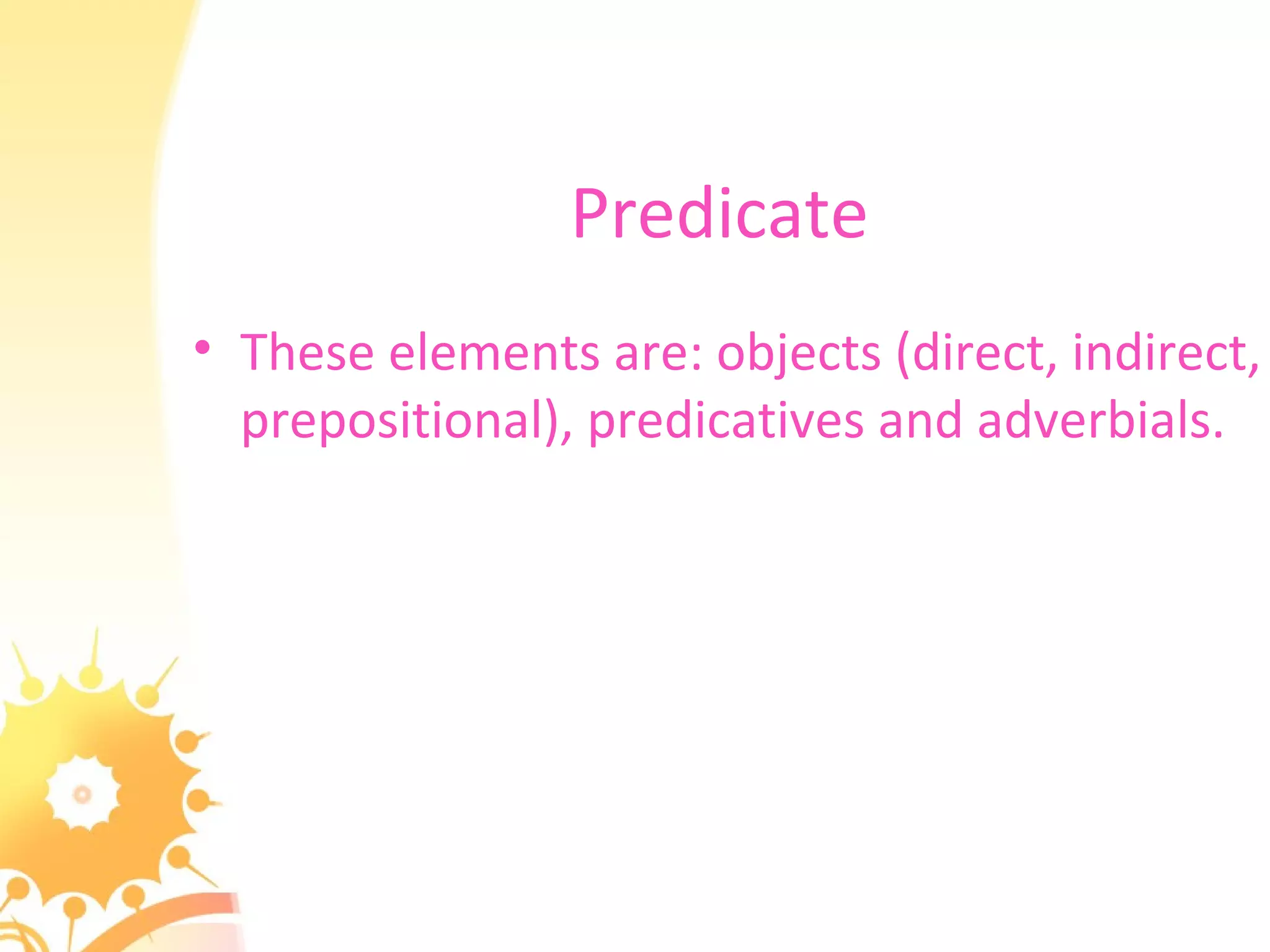 Predicate | PPT