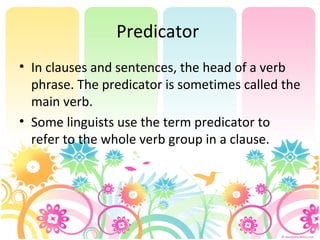 Predicate | PPT