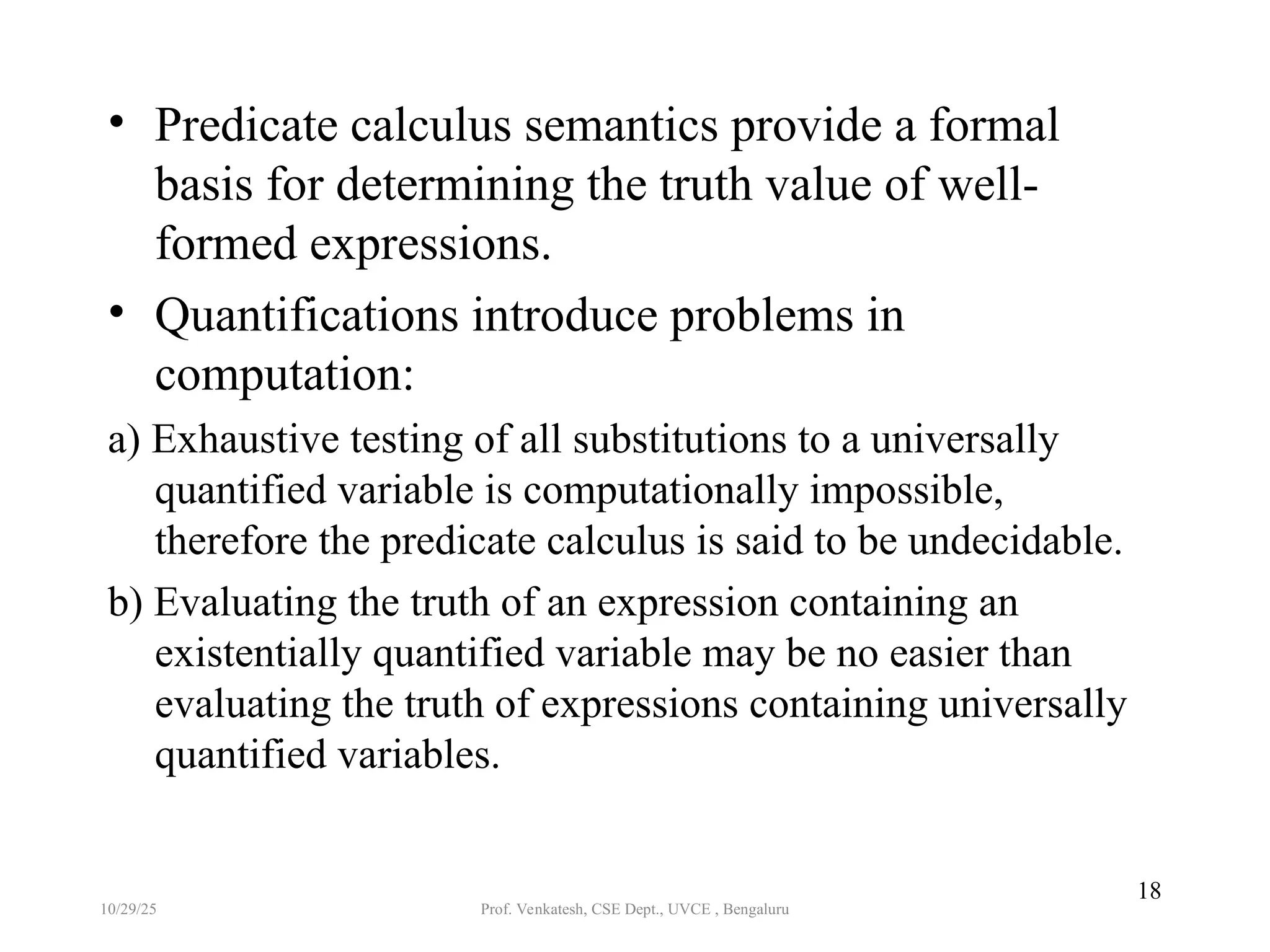 Predicate Calculus Presentation and Predicate Calculus presentation | PPT