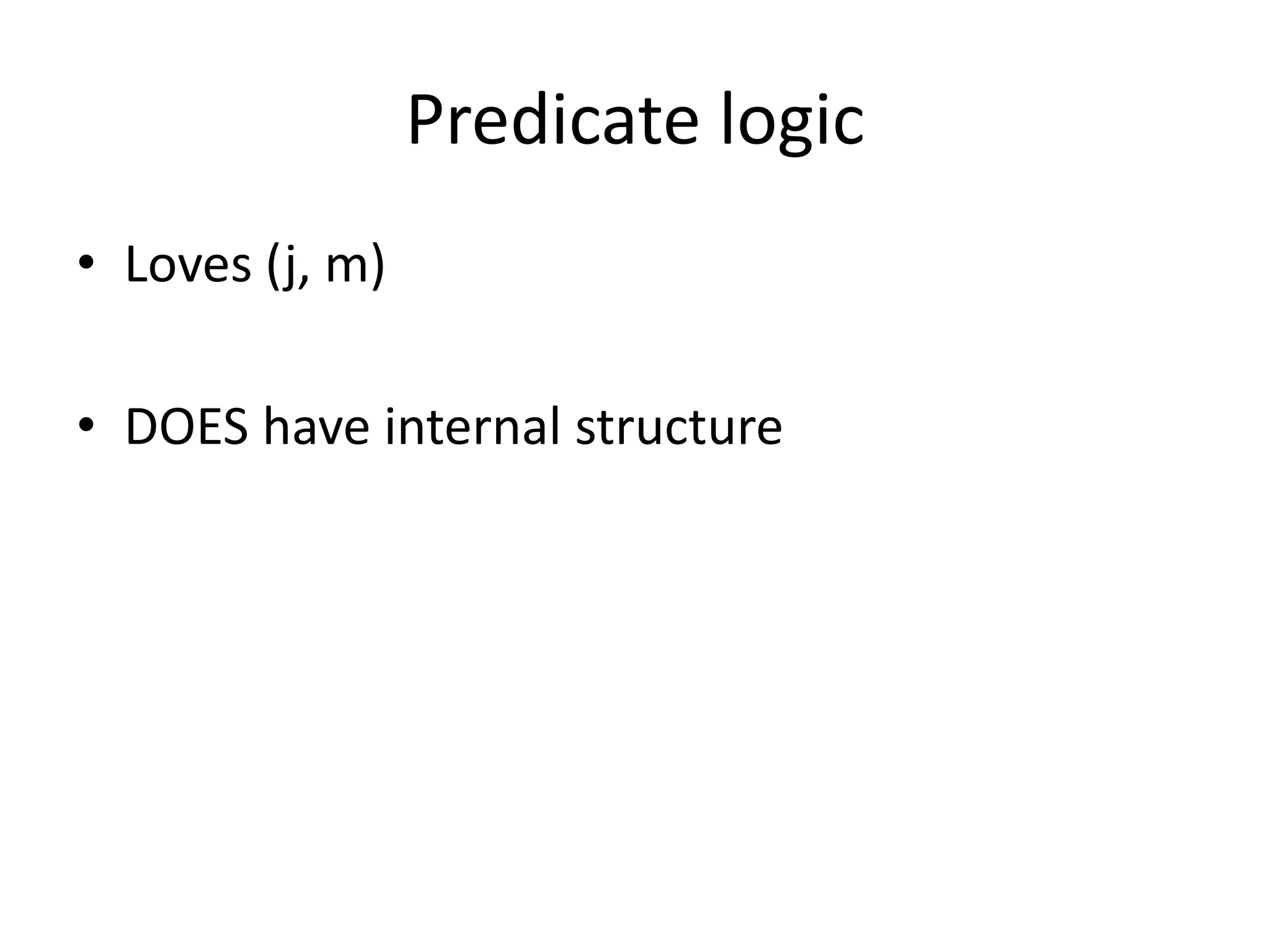Predicate calculus up | PPTX | Programming Languages | Computing