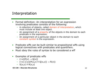 Formal Logic Quantifiers, Predicates, and Validity | PDF