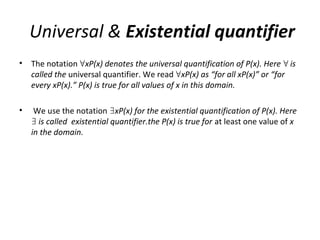 Predicate & quantifier | PPT