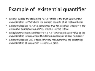 Predicate & quantifier | PPT