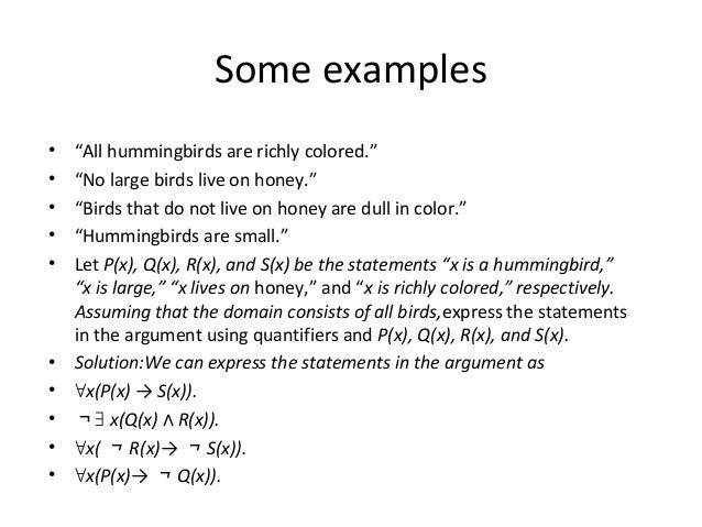 Predicate And Quantifier