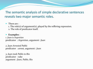 Predicates in Semantic | PPTX