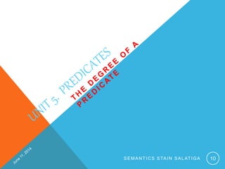 Predicates | PPT