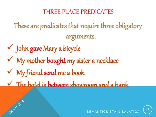 Predicates | PPT