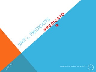 Predicates | PPT