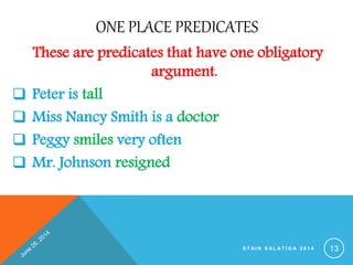 PREDICATES | PPT