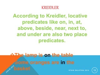 PREDICATES | PPT