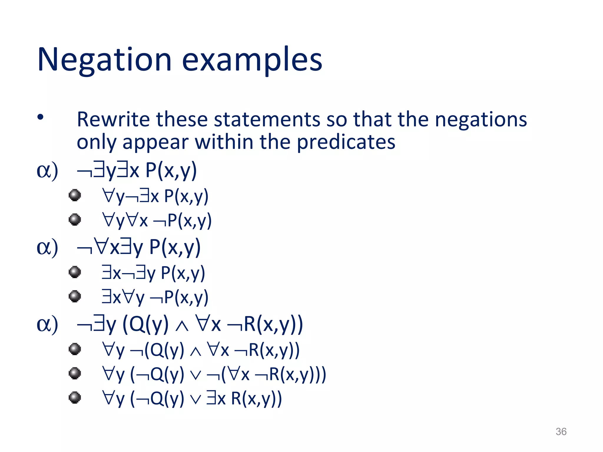 Predicates and Quantifiers | PPT